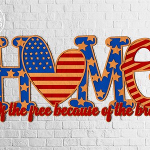 Independence Day Svg Files for Laser Usa and Laser Cut Files, Home ...