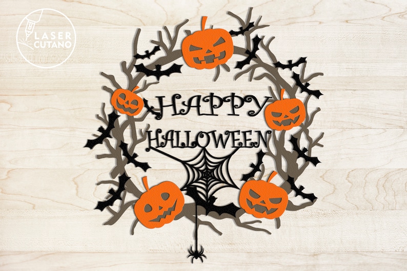 WREATH HALLOWEEN Svg Bundle Layered and Halloween Svg Files for Cricut ...