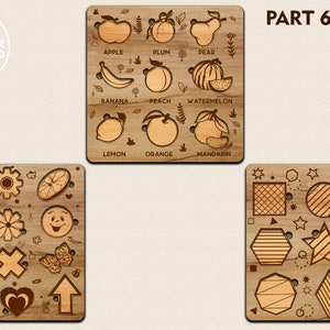 Laser Cut PUZZLE File Svg Templates Cnc and Puzzle Glowforge Files, Dxf ...