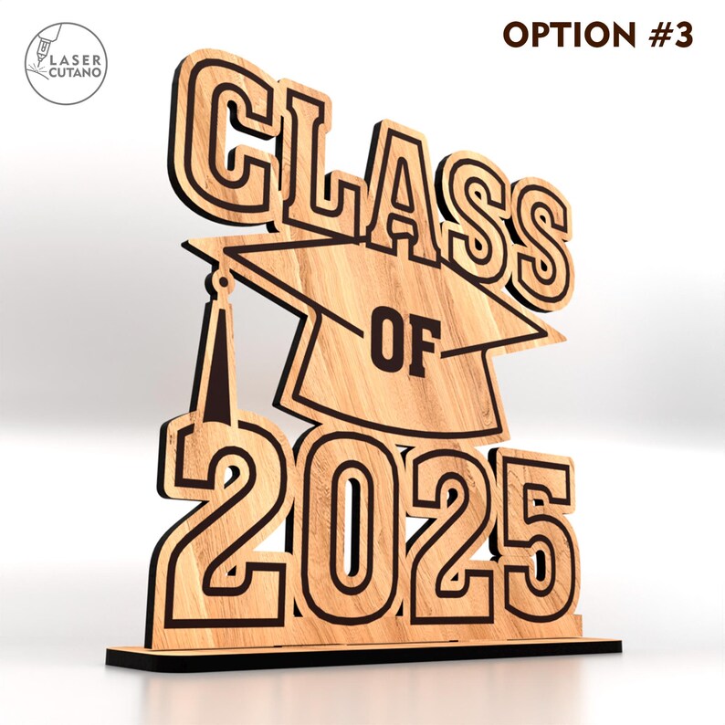 Graduation Laser Cut File, Grad Laser Cutting Template, Personalized ...