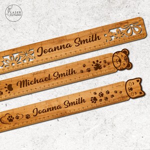 Laser Svg Custom Rulers Laser Cut File and School Laser Files, Kids ...