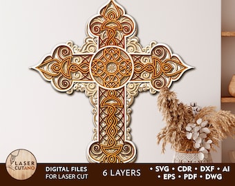 Cross Cnc File - Etsy