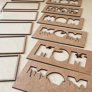 Svg MOM Laser File for Cutting Dxf Cnc Mother Laser Cutting & Laser Cut ...