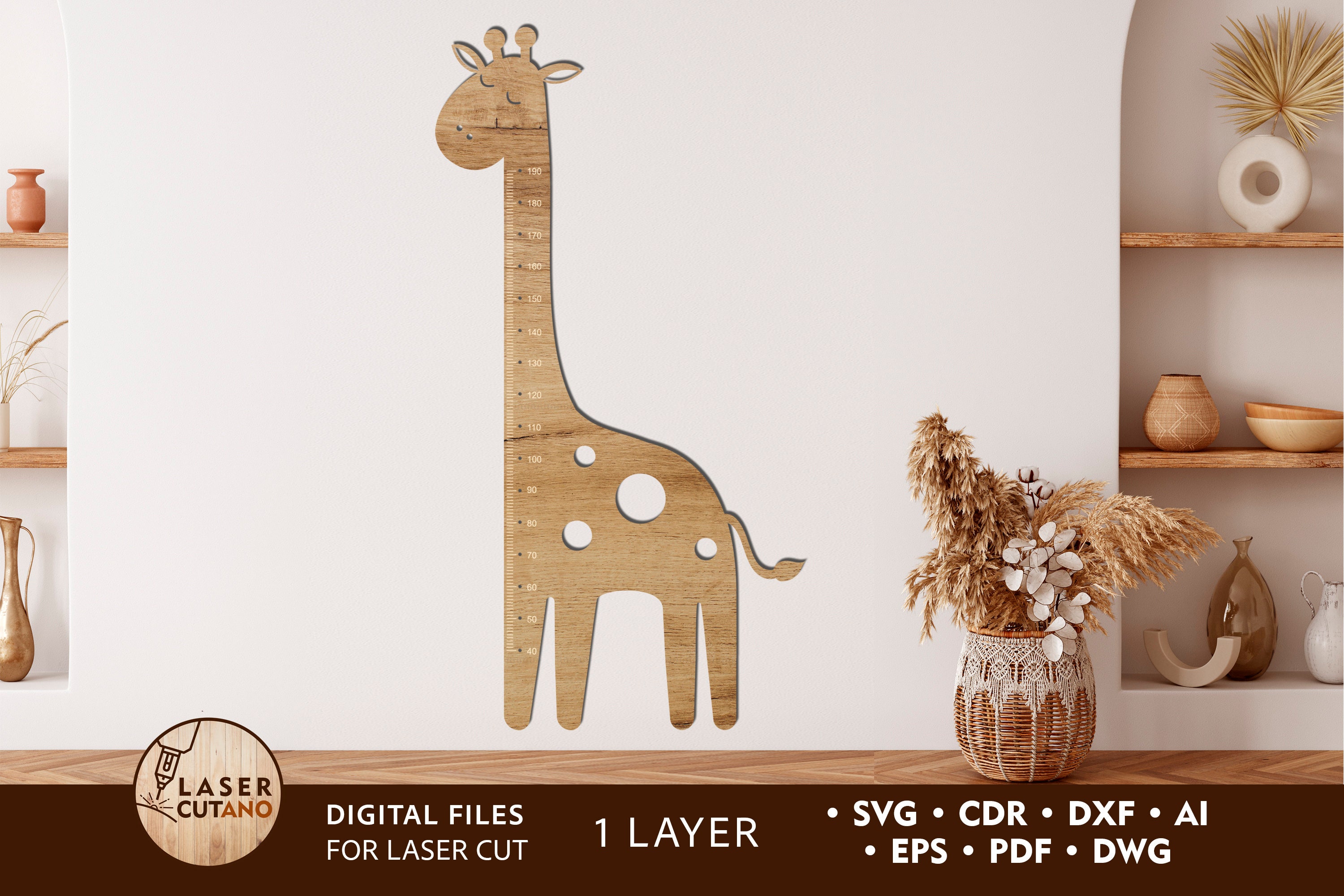Height Chart for Kids Laser Cut Files SVG Height Ruler Height - Etsy
