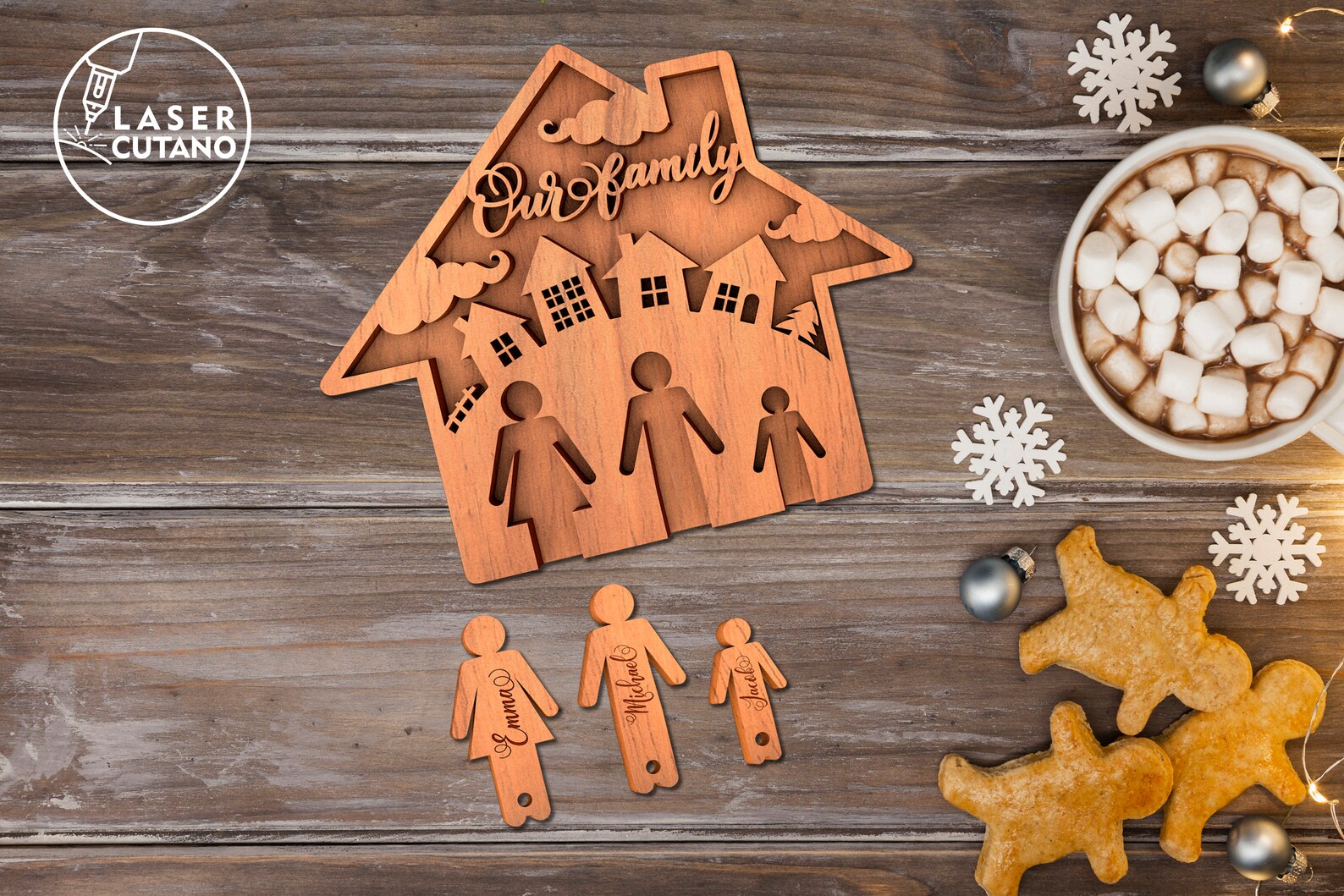 Home Key Holder Laser Cut Files House Keychains Dxf and Custom - Etsy