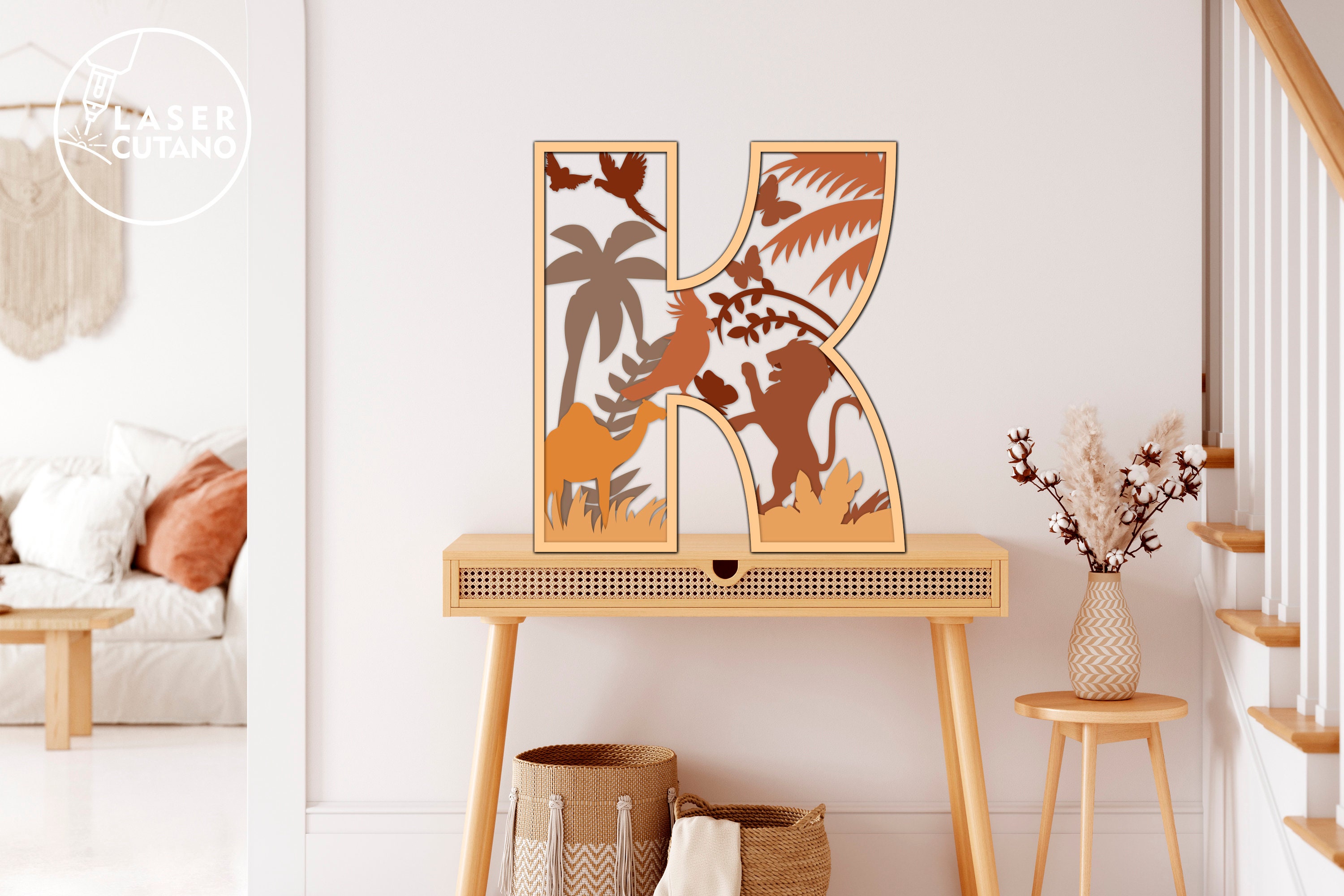 LETTERS Laser Cut Files DXF Alphabet SVG File for Glowforge | Etsy UK