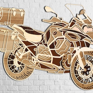 MOTORCYCLE Laser Cutting Wall Art Laser Cut File and Dxf Cnc, Moto Svg ...