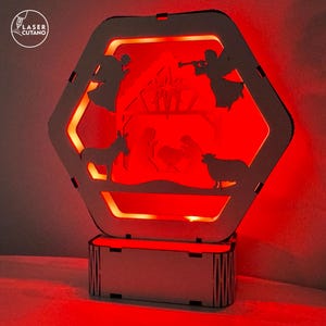 Light Box Laser Cut Files Christmas, Laser Cut Templates, New Year ...