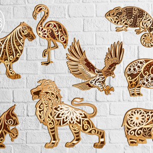 ANIMAL Laser Cut Pets Laser File Svg Bird Laser Cut for Cricut Cutting ...