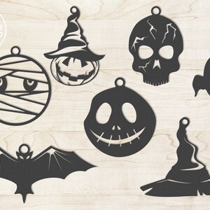 Svg HALLOWEEN Bundle Cut Files for Laser and Halloween Cut Out, Laser ...