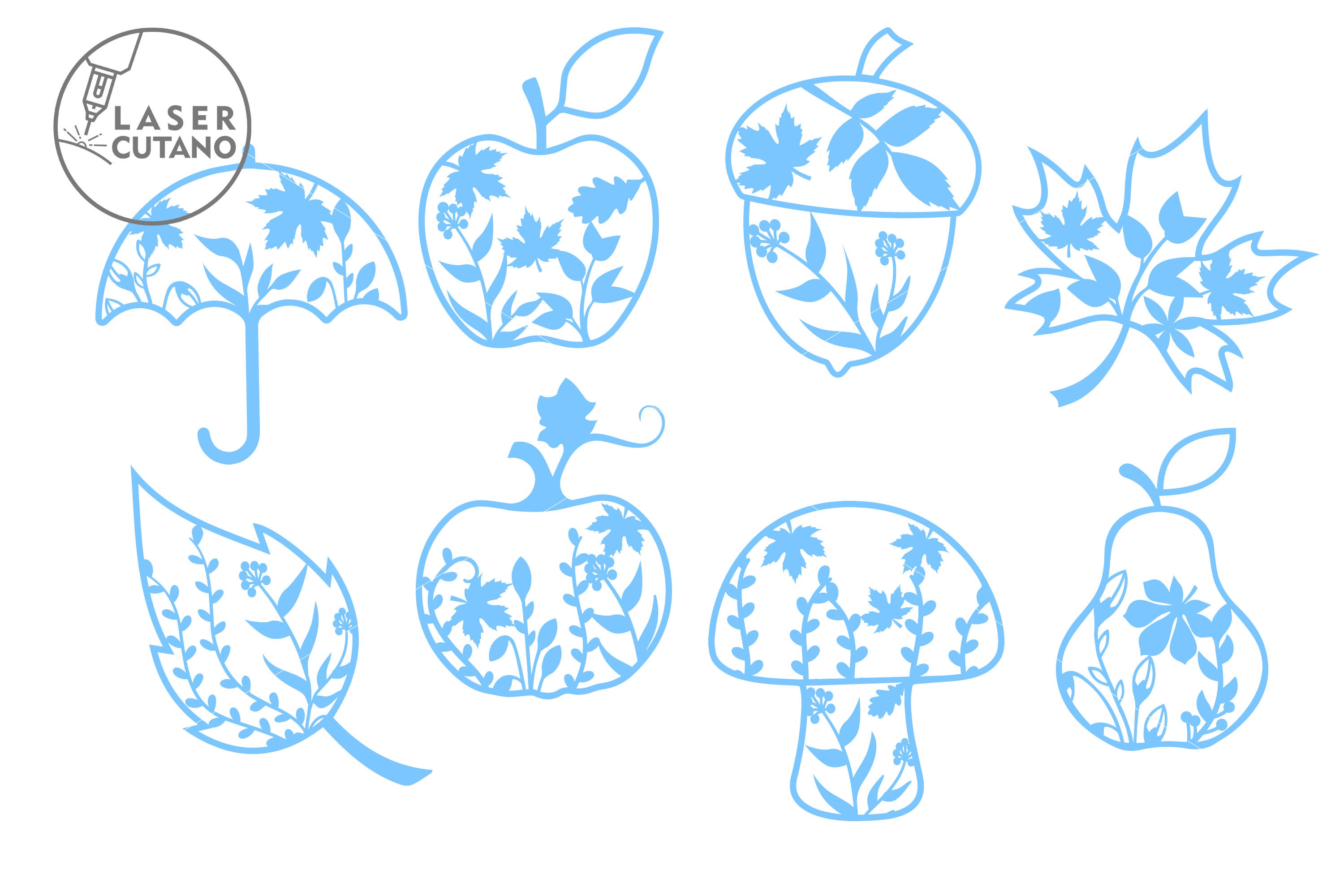 FALL Svg Bundle Autumn Svg Designs & Fall Svg Files for | Etsy