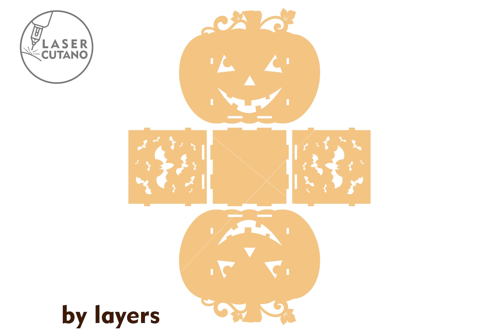 HALLOWEEN Laser Cut File PUMPKIN Lantern Svg Halloween Lights - Etsy