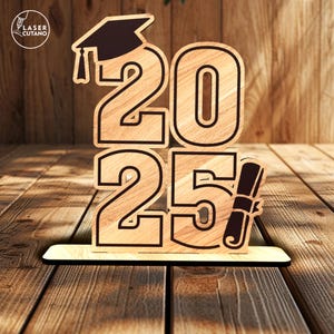 Graduation Laser Cut File, Grad Laser Cutting Template, Personalized ...
