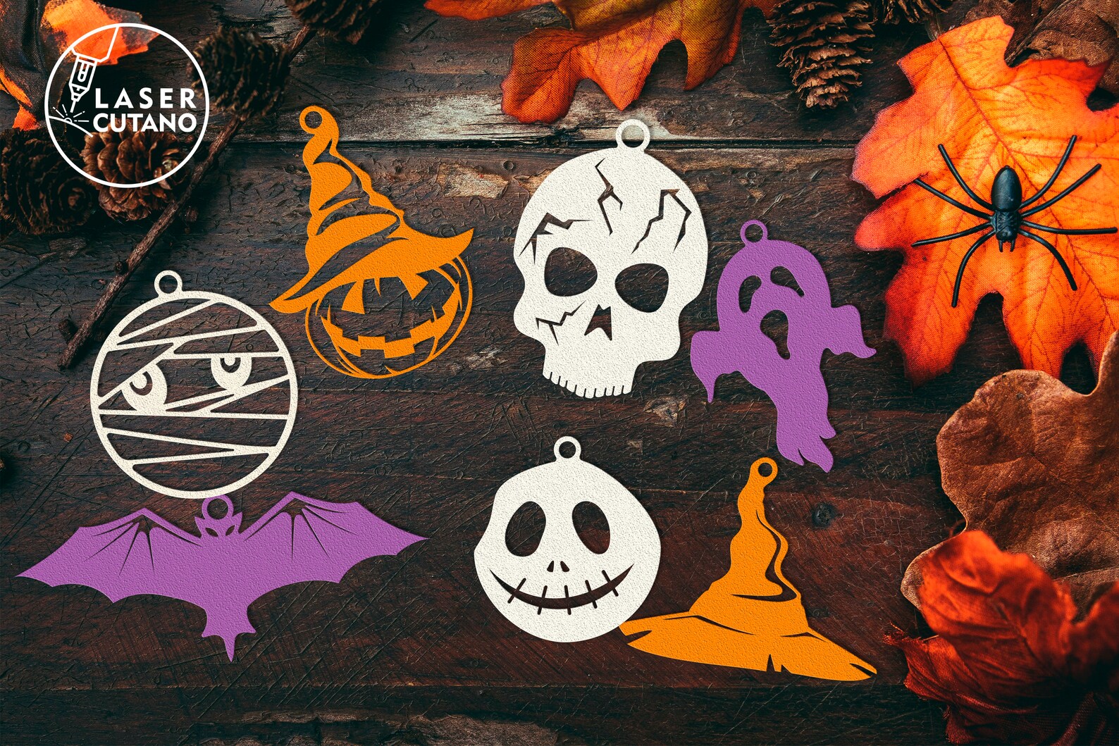 Svg HALLOWEEN Bundle Cut Files for Laser and Halloween Cut | Etsy