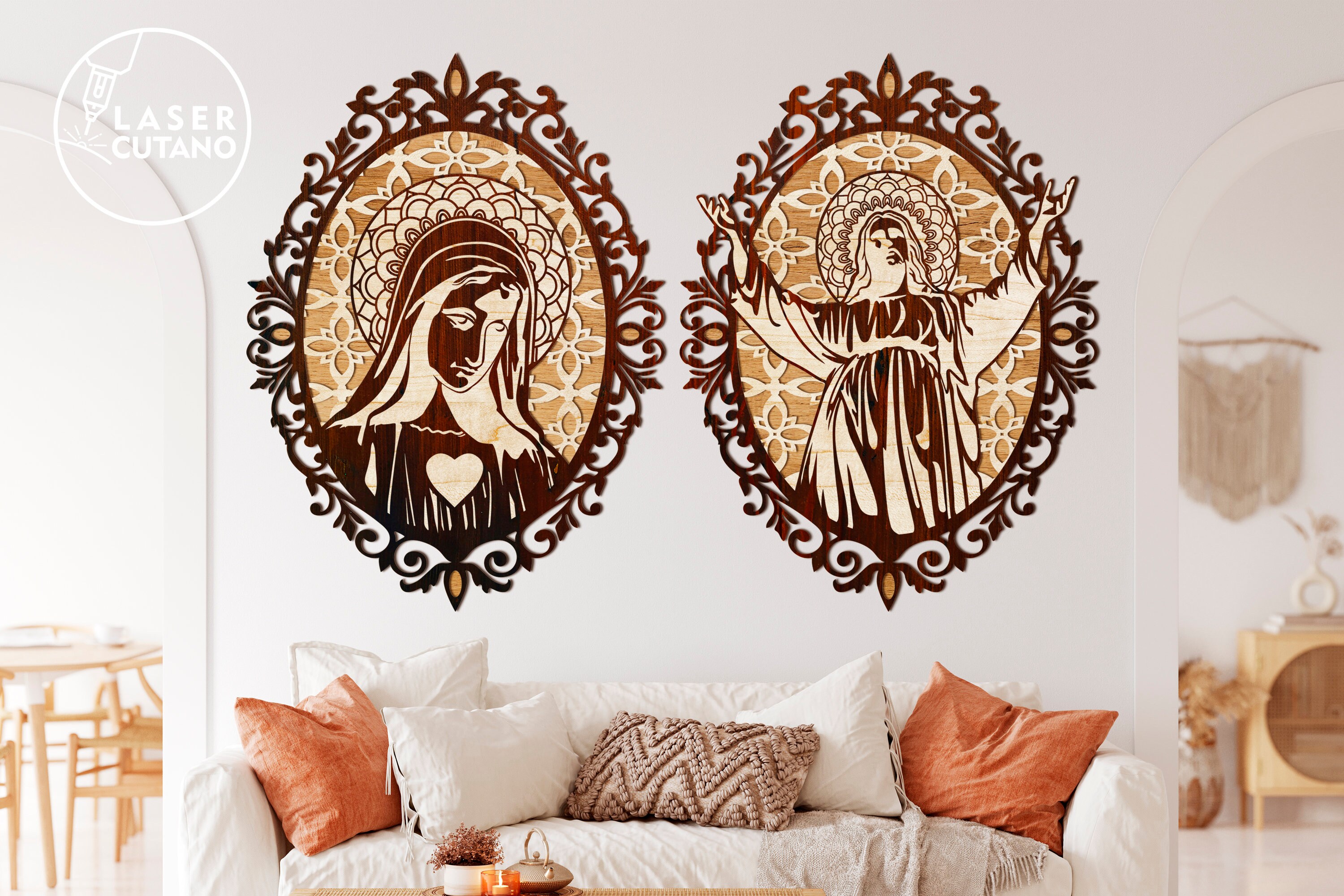 RELIGIOUS Laser Cut Files Svg Icon Dxf Template and Laser Cut - Etsy