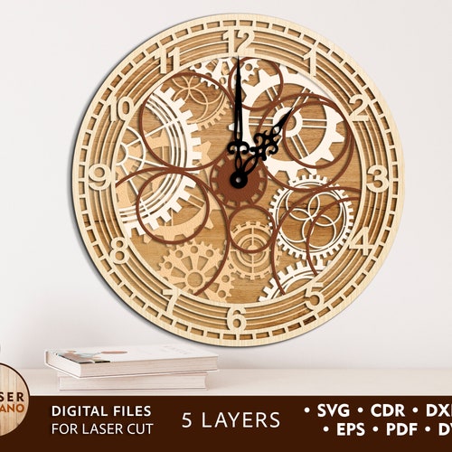 WATCH Laser Cut File Wood Cutting File and Laser Cut Wall - Etsy