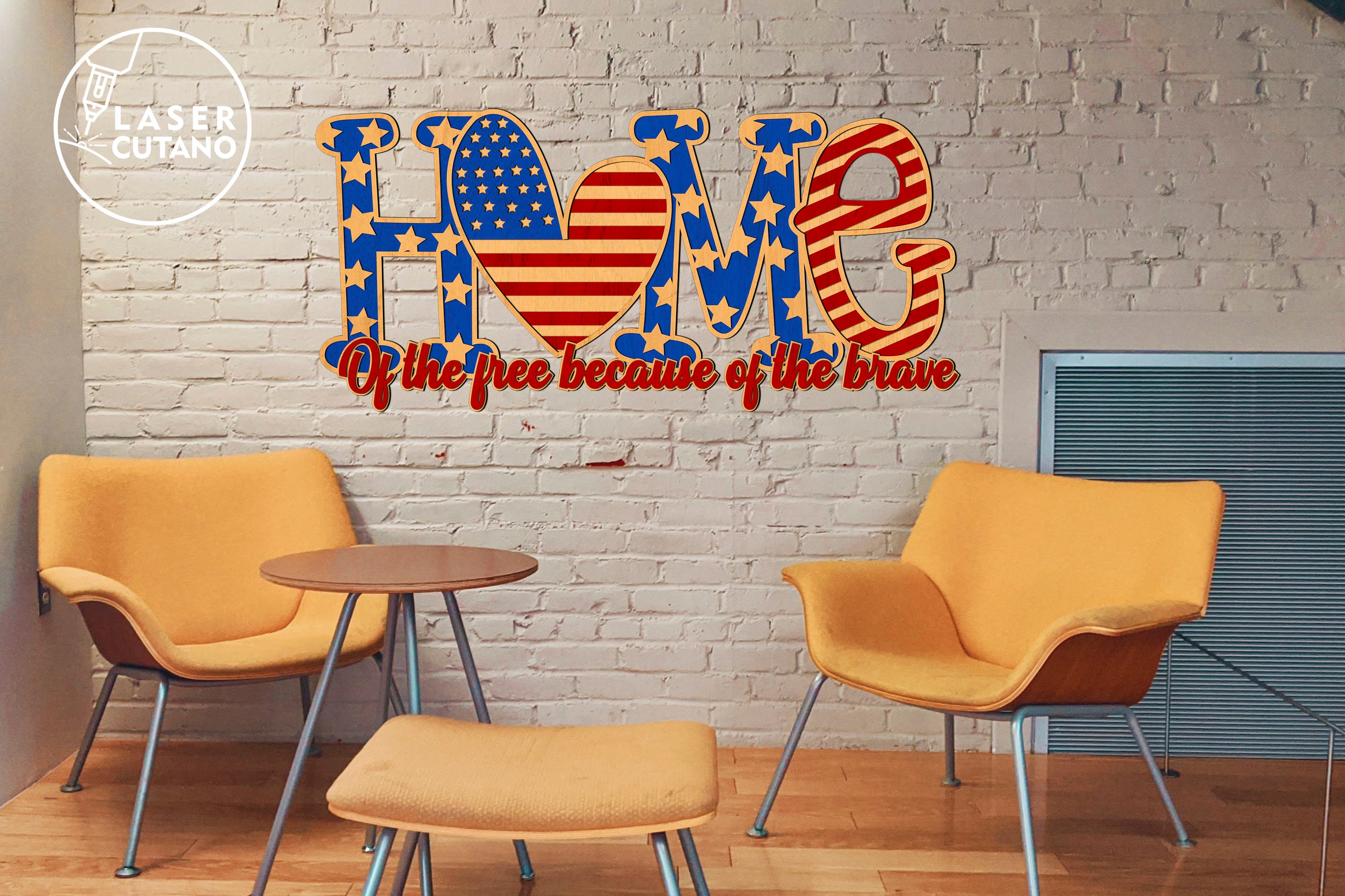 Independence Day Svg Files for Laser Usa and Laser Cut Files, Home ...