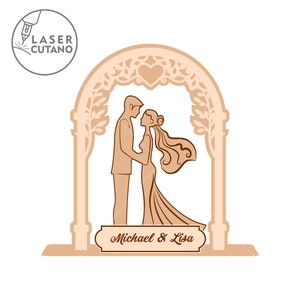 Wedding Laser Cut File Svg Designs Anniversary Wedding Dxf Files and ...