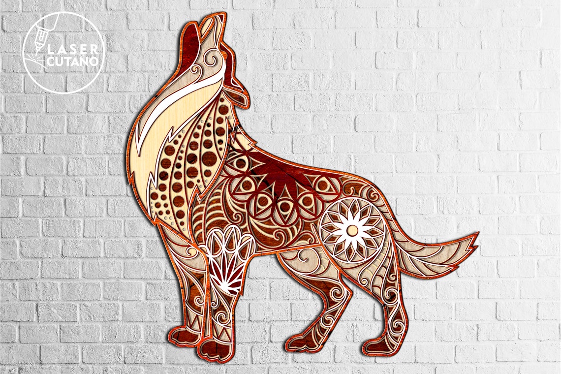 ANIMALS Laser Cut File Multilayer Vector File cricut 3d and | Etsy