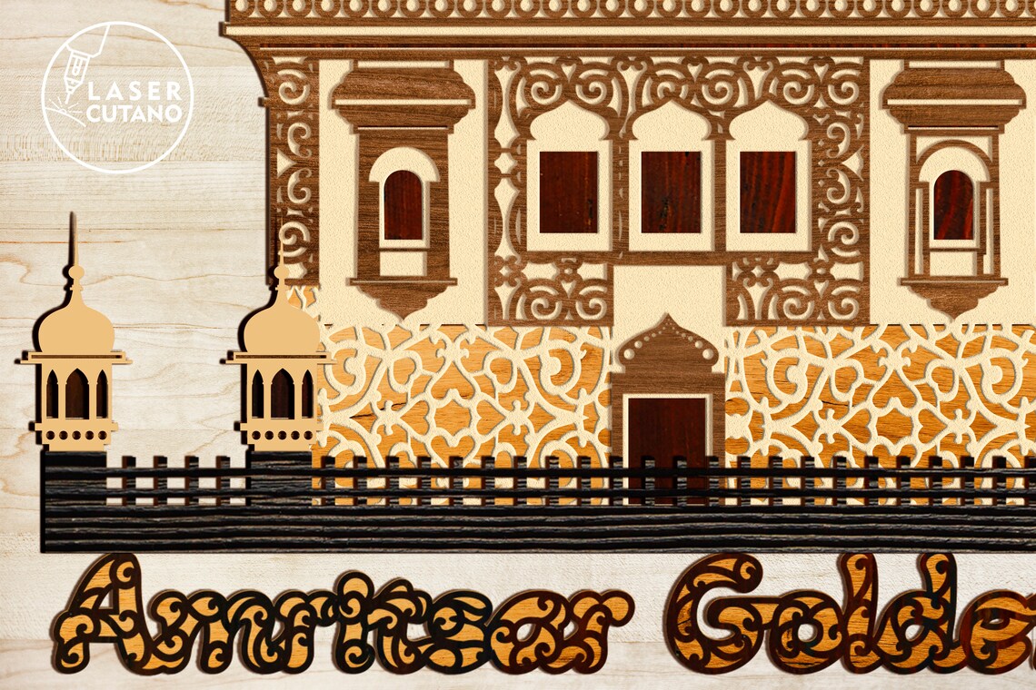 INDIAN TEMPLE Laser Cut Files Buildings Multilayer for Cricut | Etsy