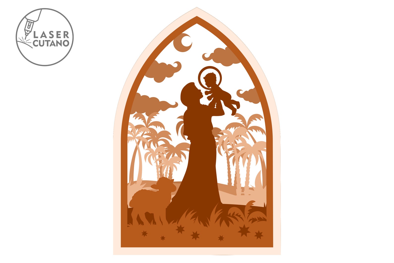 Christian Laser Cut File Holy Svg Dxf Laser Cut File Christmas - Etsy ...