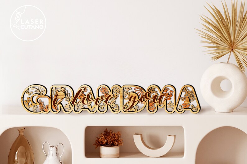 GRANDMA GRANDPA Laser Cut Files Svg Grandmother and - Etsy Australia