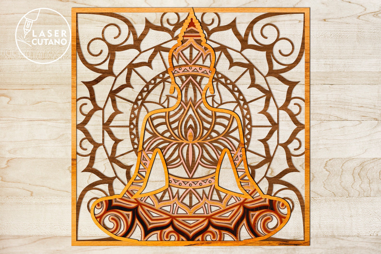 Laser Cut BUDDHA Svg Files Meditation Svg and Yoga Svg - Etsy