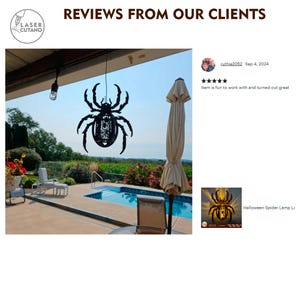 Halloween Spider Lamp Laser Cut File, Halloween Lantern Laser Cut ...