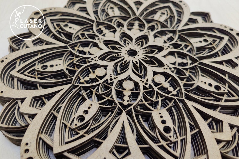 Multilayer Mandala DXF File MANDALA 1 Mandala Svg and - Etsy