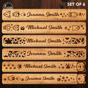 Laser Svg Custom Rulers Laser Cut File and School Laser Files, Kids ...