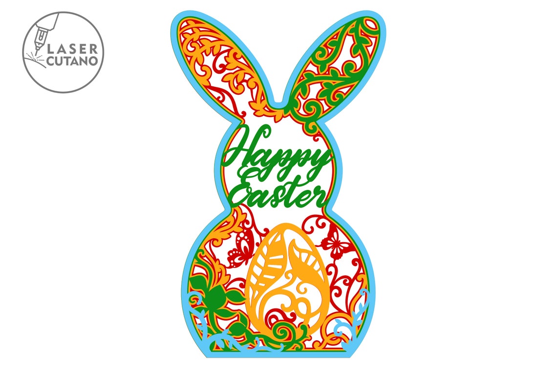 Easter svg Files Bundle EASTER BUNNY BUNDLE laser cut easter | Etsy