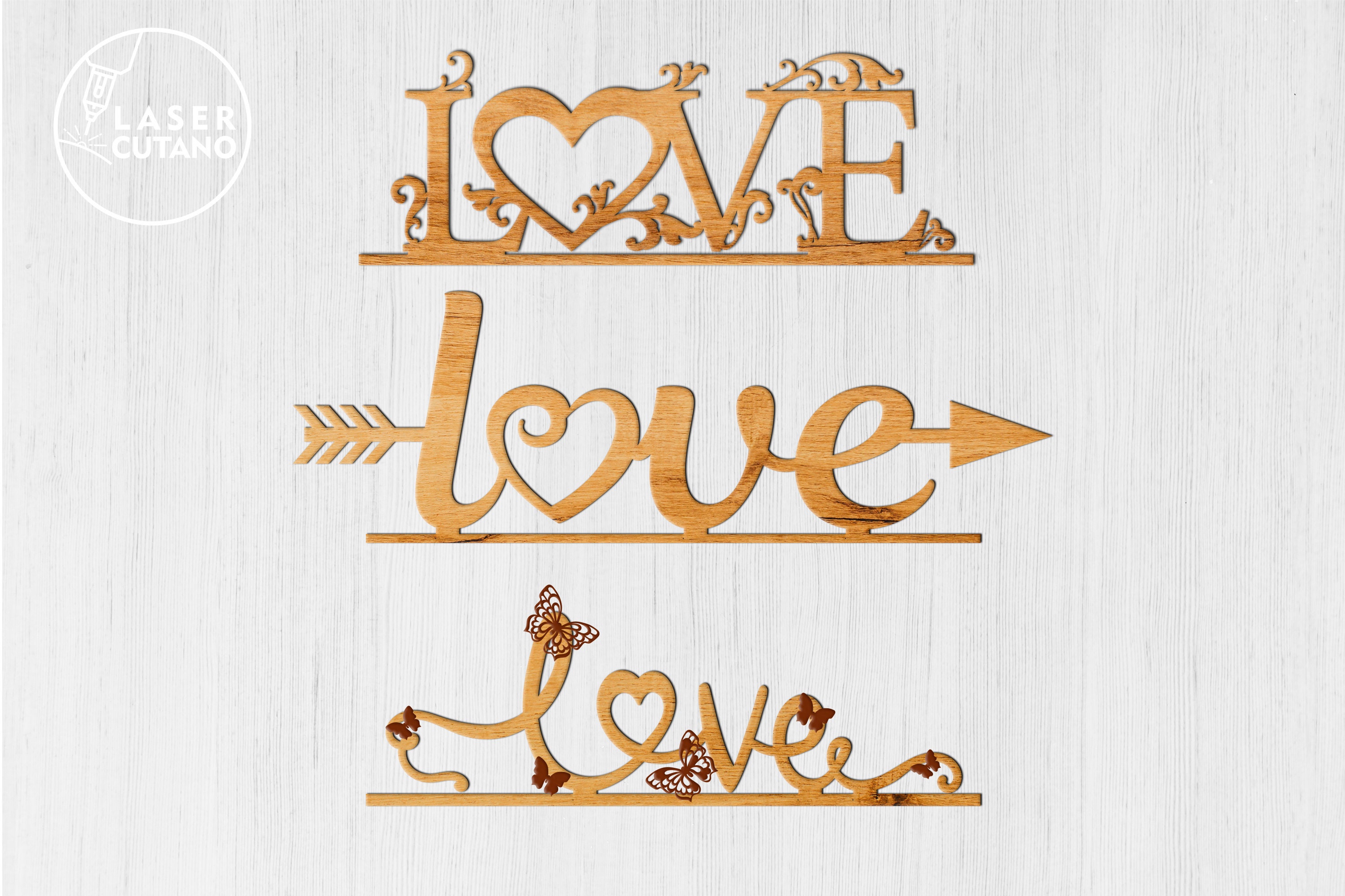 LOVE Laser Cut File Valentines Laser Files Laser Cut Svg and - Etsy