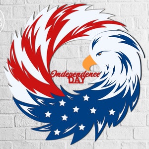 4th of JULY Svg Laser Cut File Glowforge Svg and Independence Day Svg ...