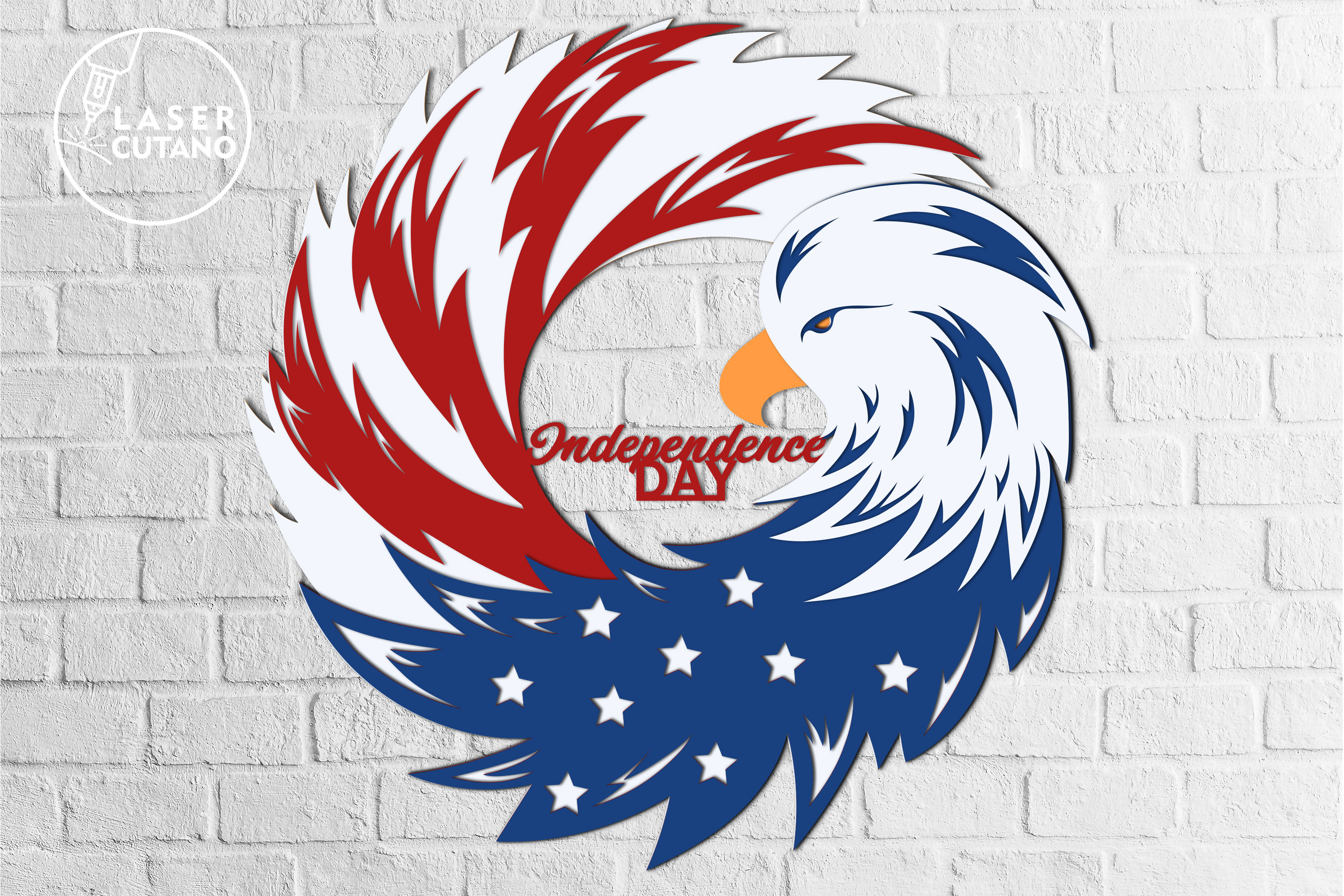 4th of JULY Svg Laser Cut File Glowforge Svg and Independence Day Svg ...