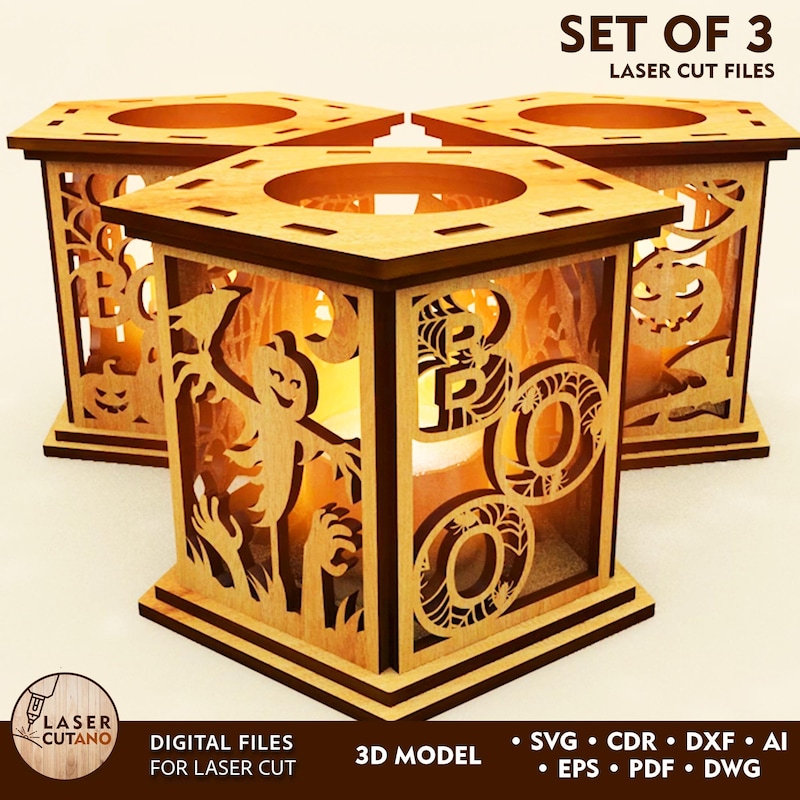 Letter Candle Box - Etsy