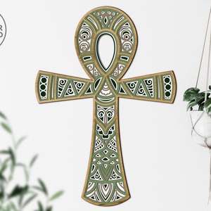 ANKH Svg Spiritual Egypt Laser Cut File and Vector Cutting Plan, Cnc ...