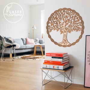 TREE of LIFE Laser Cut File Svg Laser Engraving and Tree of Life Dxf ...