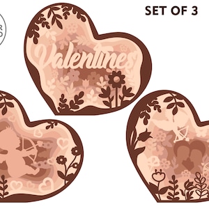 Svg Valentines Day Heart Laser Cut File and Valentine Svg Laser, Dxf ...