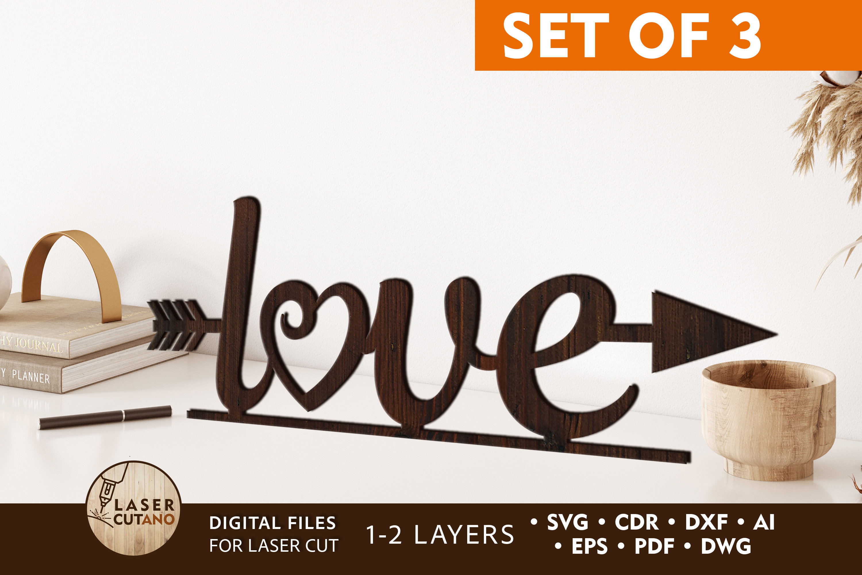 LOVE Laser Cut File Valentines Laser Files Laser Cut Svg and - Etsy