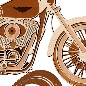 Laser Svg Motorbike Laser Cut Files Motorcycle Laser File and Biker Svg ...