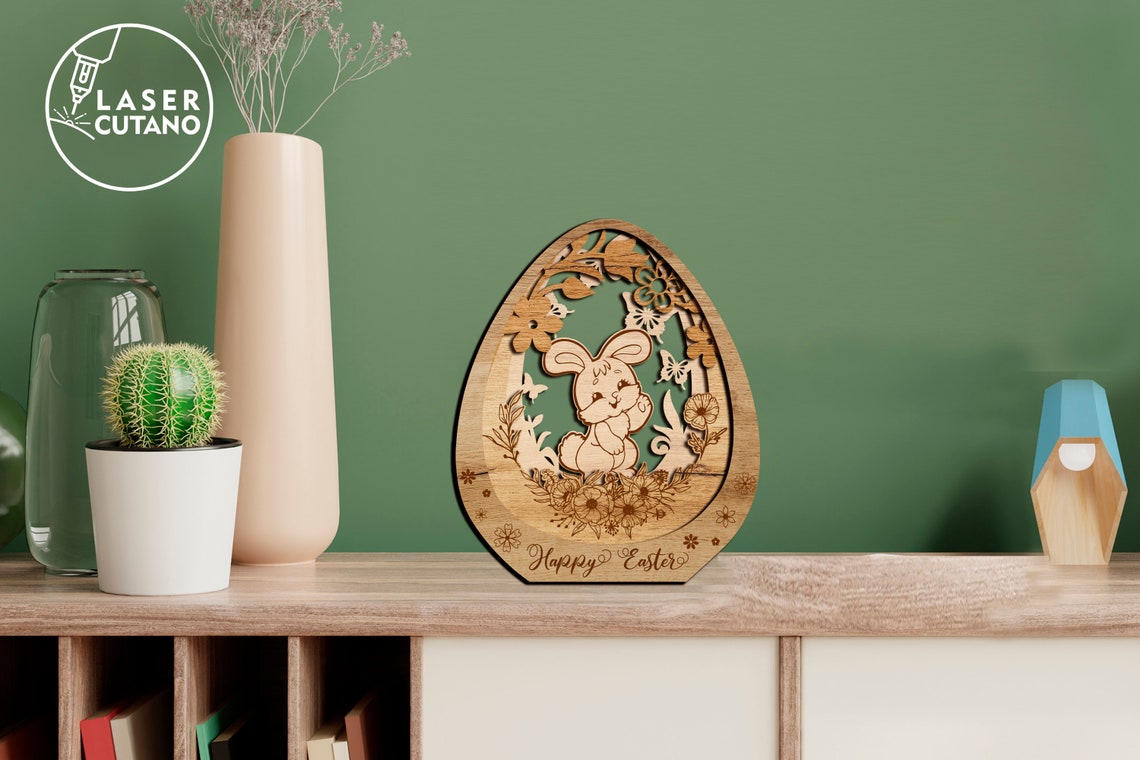 Laser Cut Files EASTER Laser File Svg Layered and 3d Svg File - Etsy