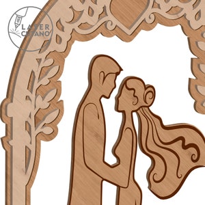Wedding Laser Cut File Svg Designs Anniversary Wedding Dxf Files and ...