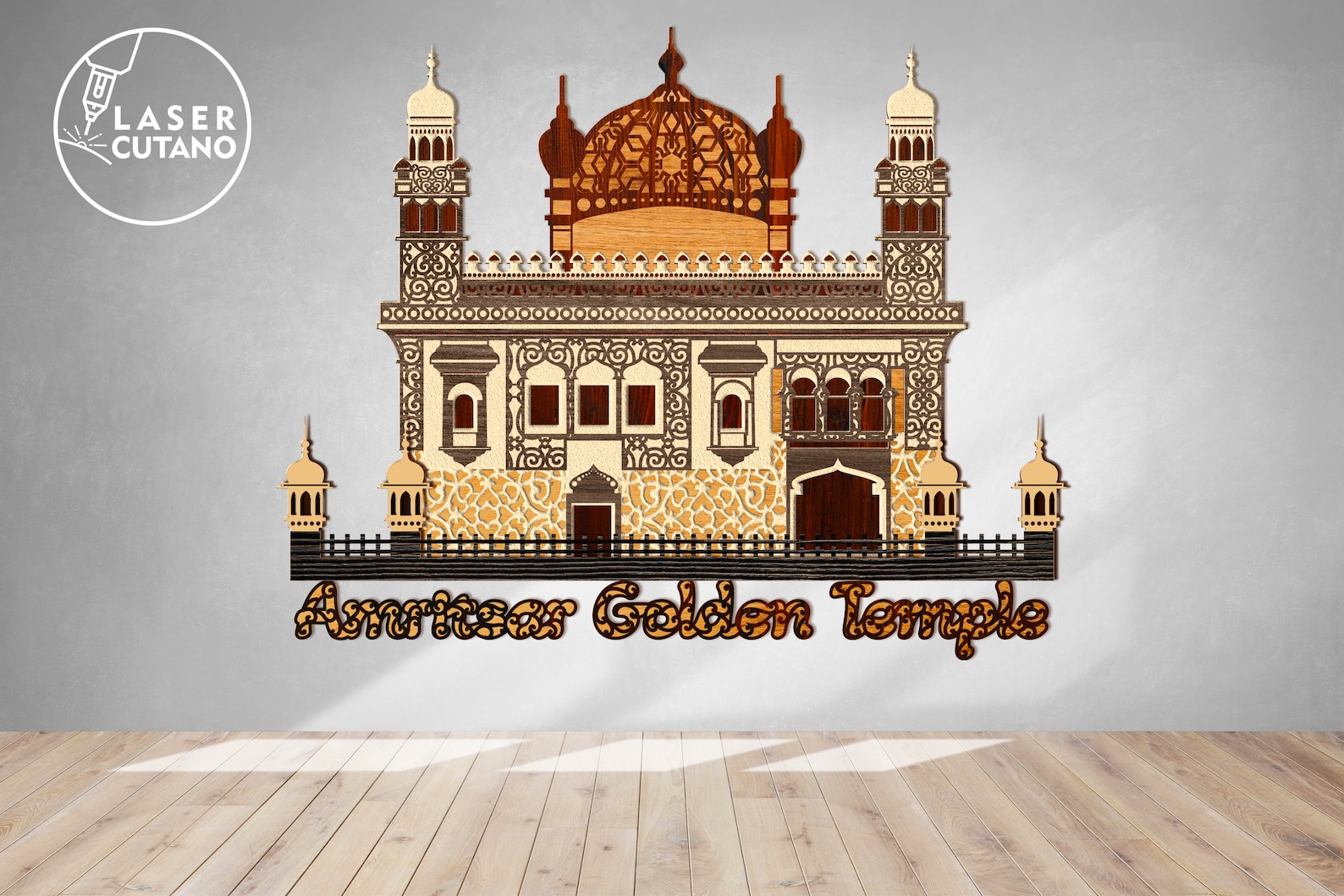 INDIAN TEMPLE Laser Cut Files Buildings Multilayer for Cricut or ...