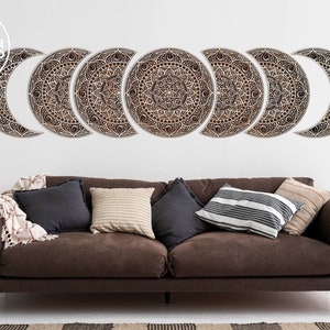 MOON PHASES Laser Cut Files for Xtool and Layered Mandala Laser ...