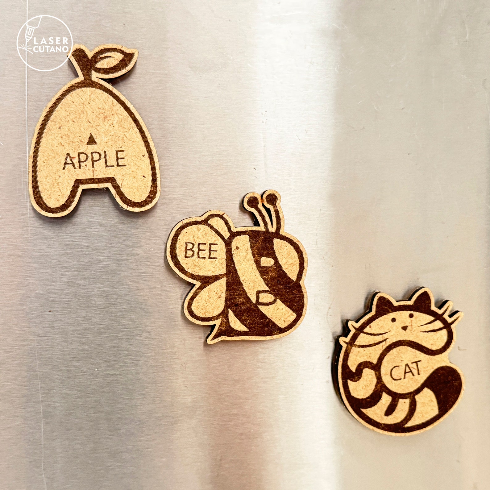 Laser Cut File ALPHABET Magnets Svg File and Laser Cut Alphabet Letters ...