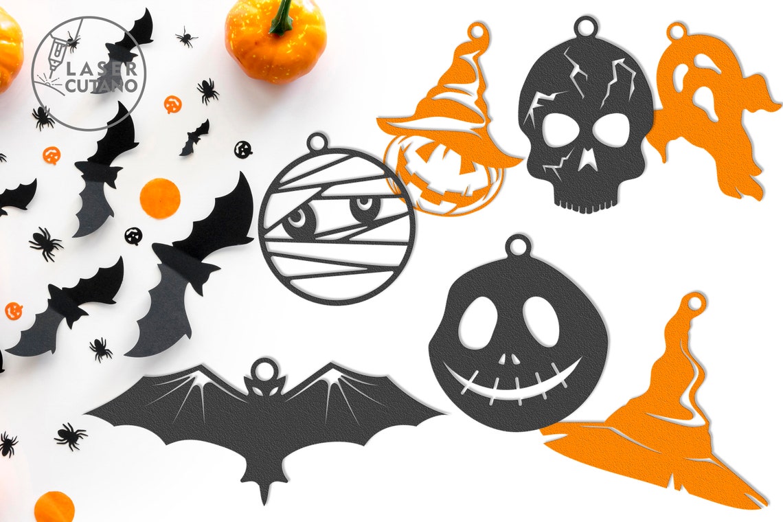 Svg HALLOWEEN Bundle Cut Files for Laser and Halloween Cut | Etsy