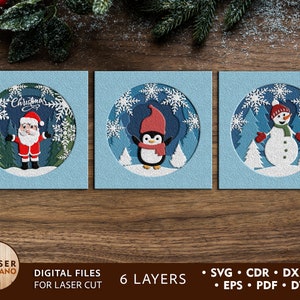 CHRISTMAS Svg Files Cricut Paper Cut Ideas and Christmas Vector Art ...