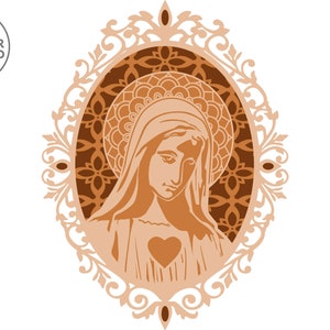 Deva Maria Laser Cut File Religious Svg and Jesus Cross Laser Cut File ...