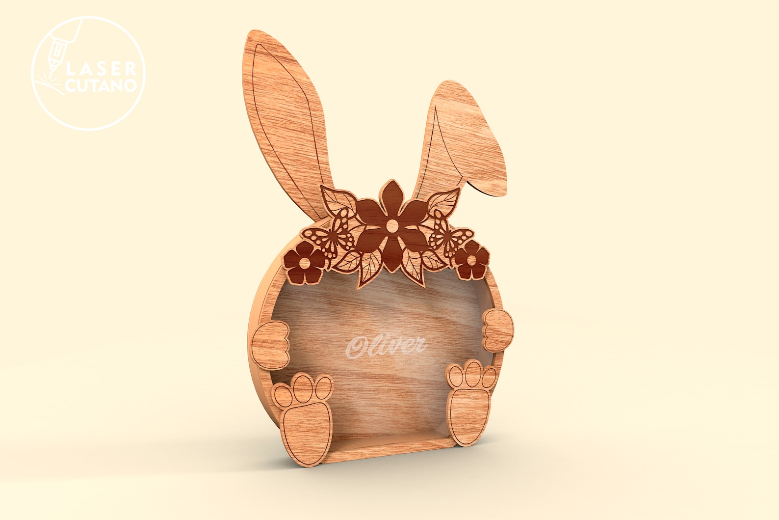 RABBITS EASTER Laser File for Cutting SVG and Laser Cut Easter - Etsy