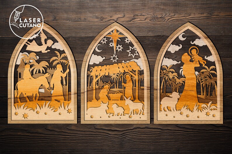 Christian Laser Cut File Holy Svg Dxf Laser Cut File Christmas - Etsy